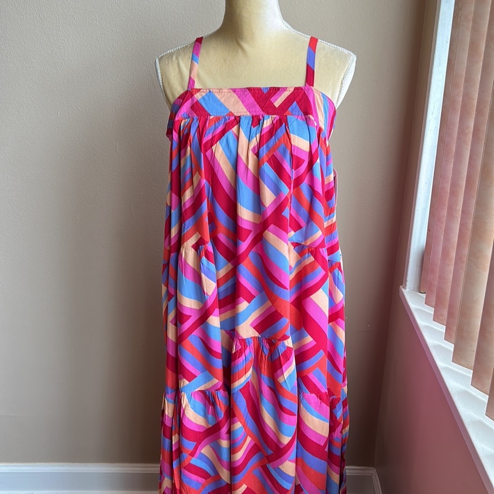 Abel The Label Anthropologie Pink Lilac Maxi Dress Nw… - Gem